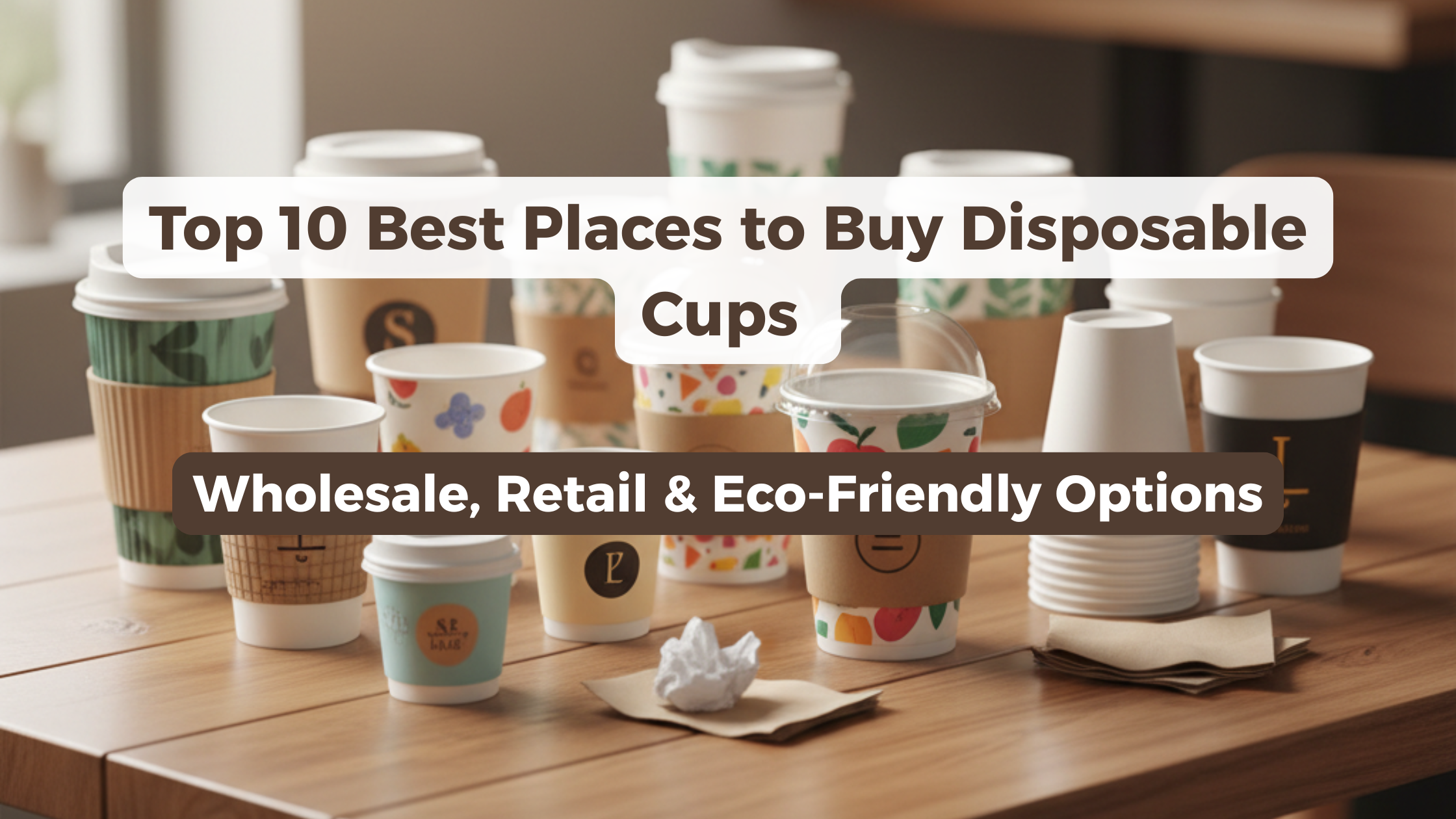 Top 10 Best Places to Buy Disposable Cups | Wholesale, Retail & Eco ...