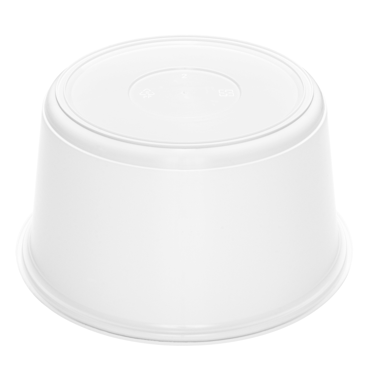 Wholesale 48oz PP Injection Molding Bowl White - 300 ct - GotCups.com